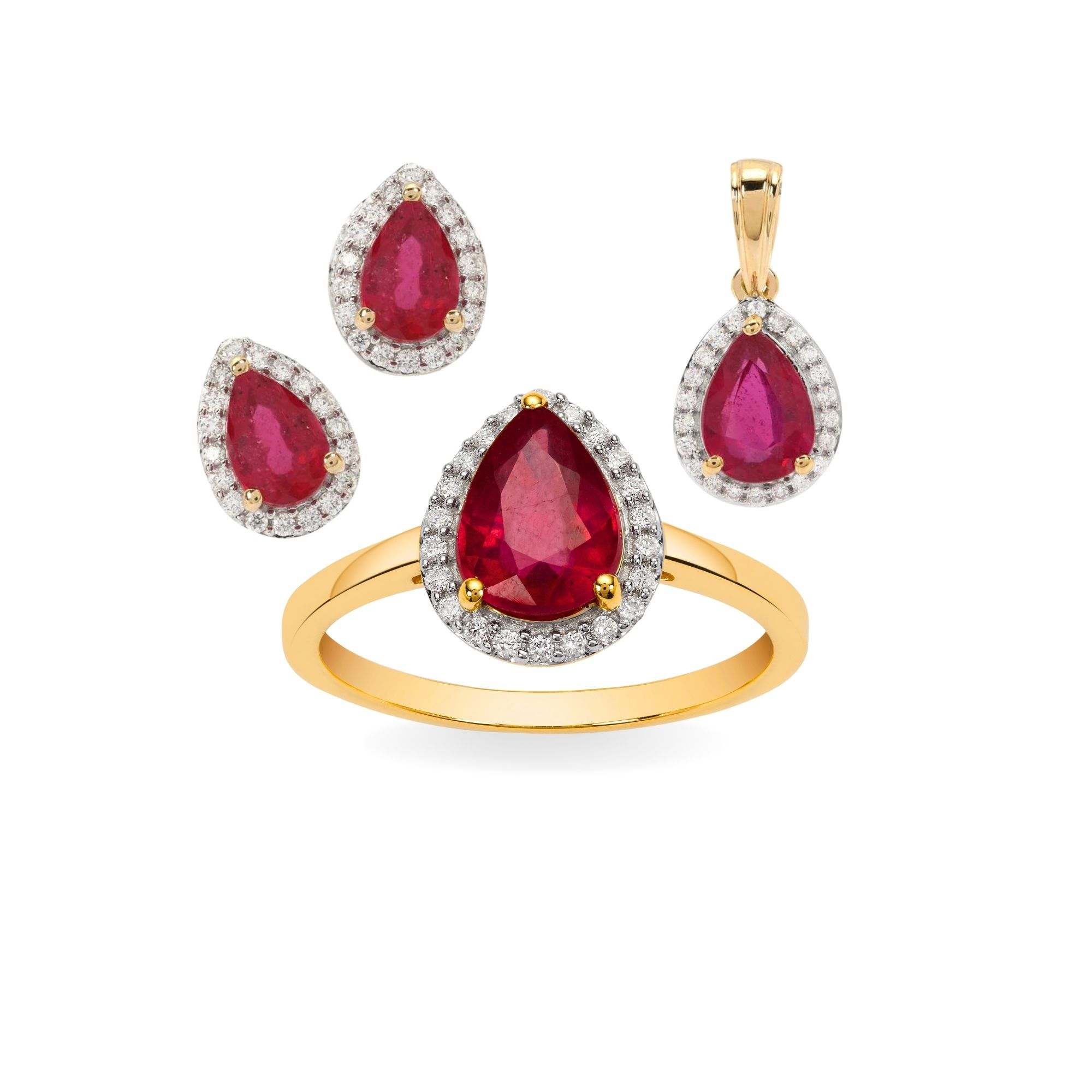 Buy Stunning Ruby Diamond Jewellery Online at Best Price