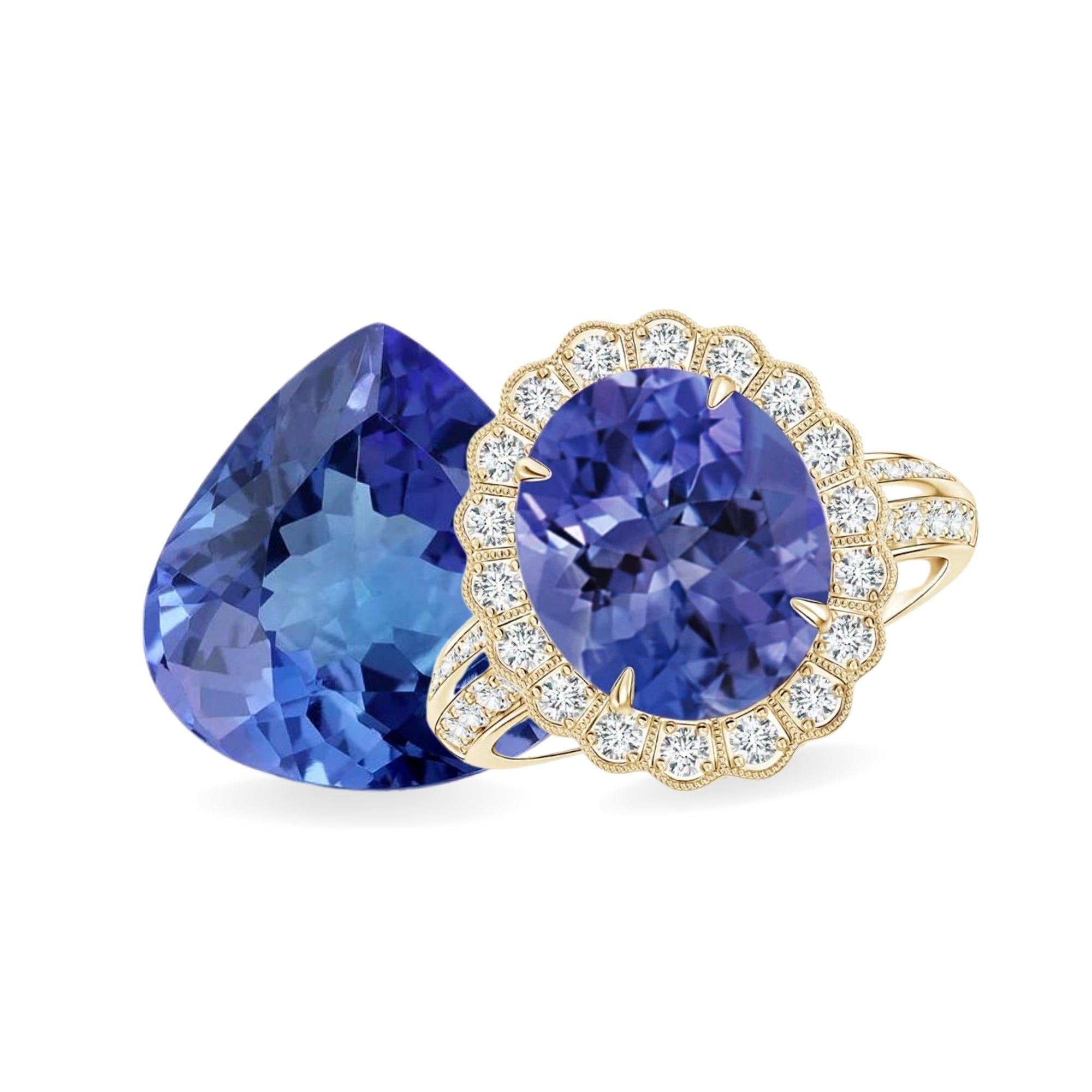 Natural Tanzanite Gemstones Online at Best Prices | Vibrancys
